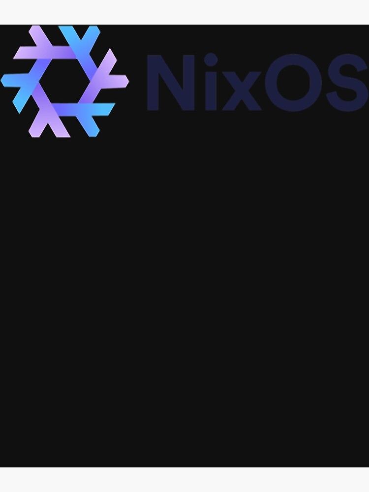 "Nixos logo" Poster for Sale by RichardLanglois | Redbubble