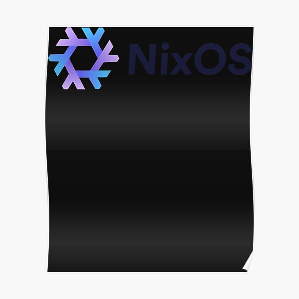 "Nixos logo" Poster for Sale by RichardLanglois | Redbubble