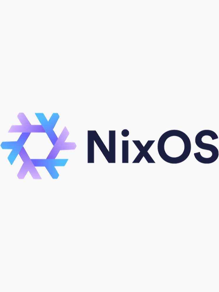 "Nixos logo" Sticker for Sale by RichardLanglois | Redbubble