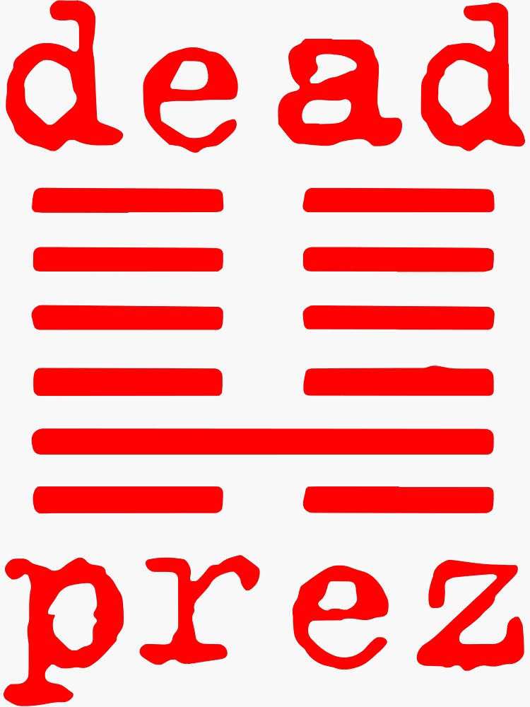 "Dead prez logo" Sticker for Sale by MayaLarson | Redbubble