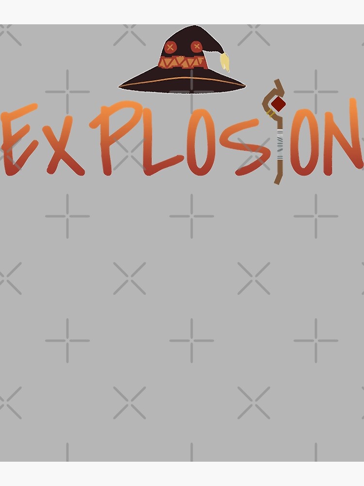 "Megumin Explosion Konosuba Vintage" Poster for Sale by MathildeJean | Redbubble