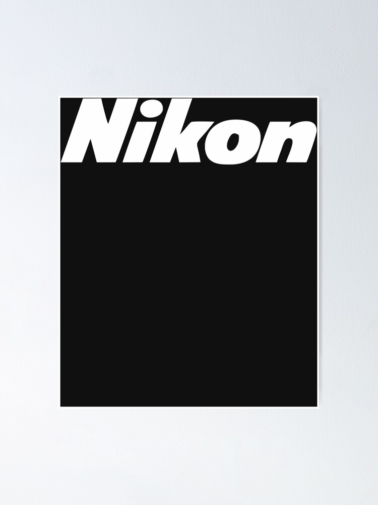 Póster «Mercancía del logotipo de nikon más vendida» de Swankhuizen | Redbubble