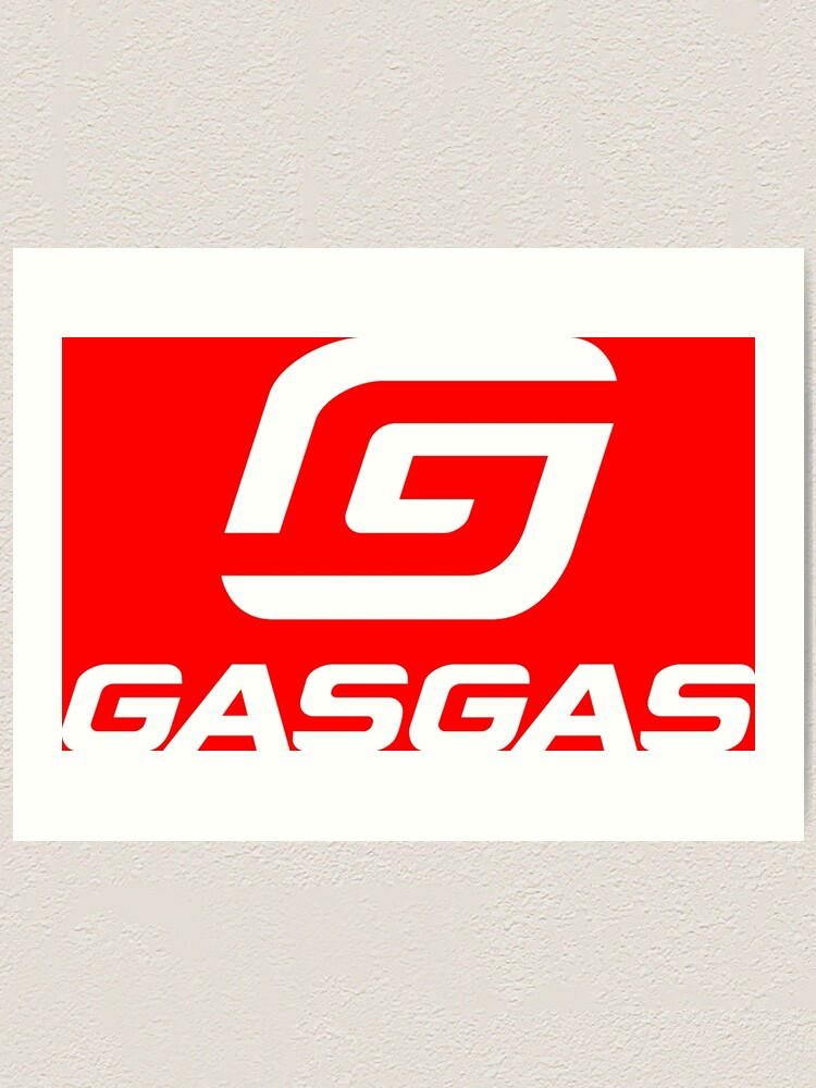 "gasgas-logo" Art Print for Sale by AbeWest421 | Redbubble
