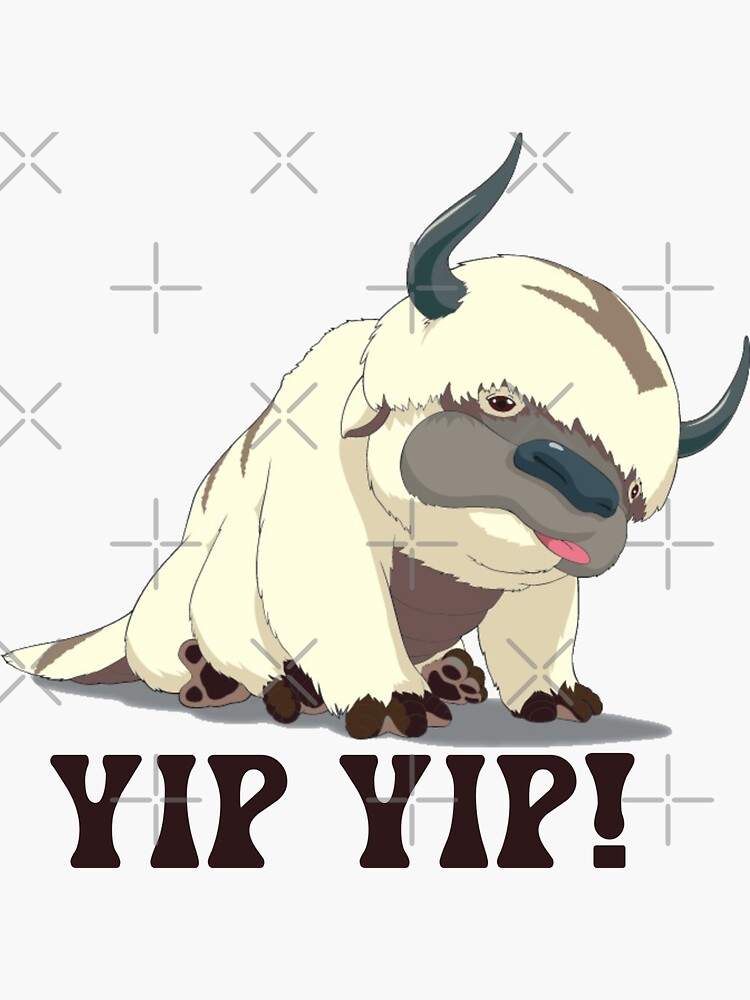 "Appa The Last Airbender - Avatar" Sticker for Sale by Femmyummy ...
