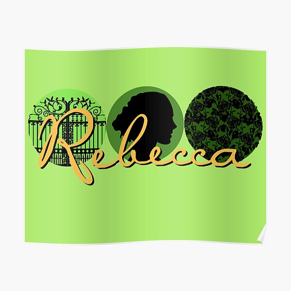 "Rebecca (logo)" Poster for Sale by syriana94 | Redbubble