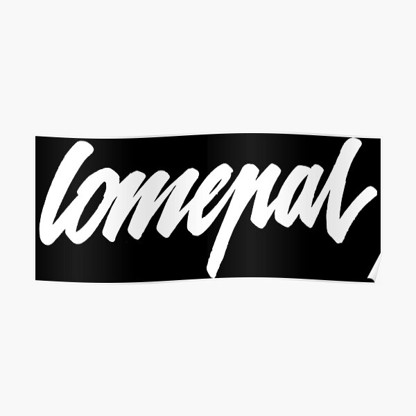 "Lomepal Rapper French" Poster for Sale by BradfordSpencer | Redbubble