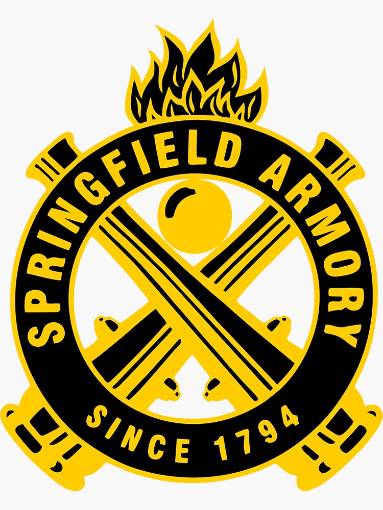 "Simple Springfield Armory Design" Sticker for Sale by wamausah | Redbubble