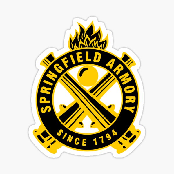 "Simple Springfield Armory Design" Sticker for Sale by wamausah | Redbubble