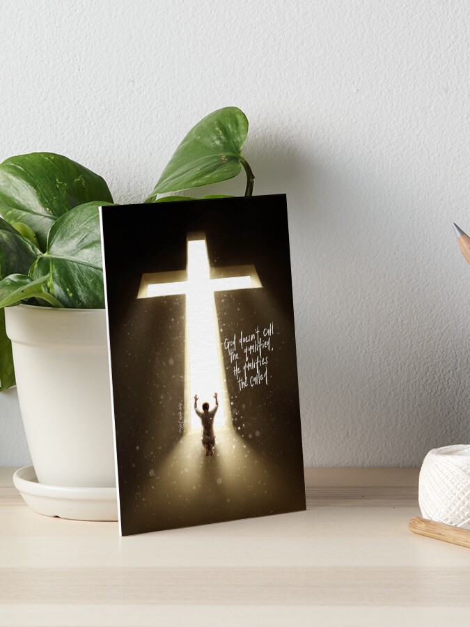 "Cross and Boy kneeling titled "Surrender" by Adora (Project Made New ...