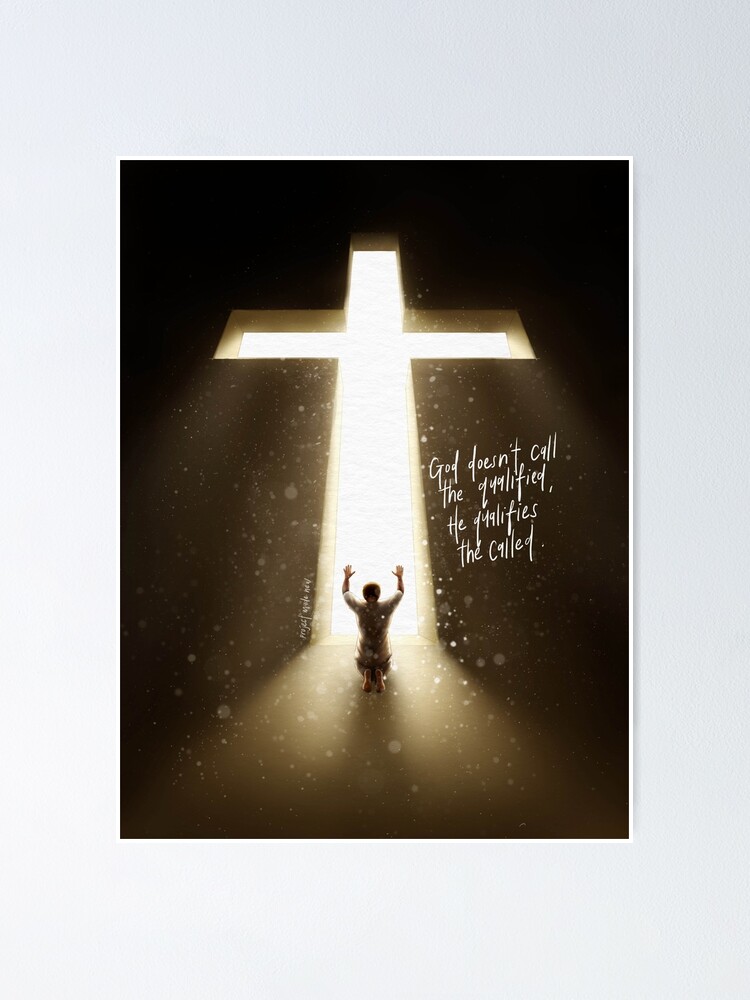 "Cross and Boy kneeling titled "Surrender" by Adora (Project Made New ...