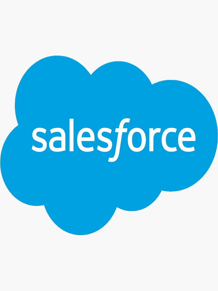 Pegatina «Salesforce torre de salesforce nube de logotipo de salesforce ...