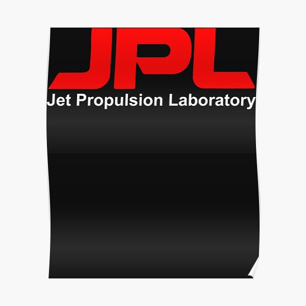 "Best seller nasa jet propulsion laboratory logo merchandise" Poster ...