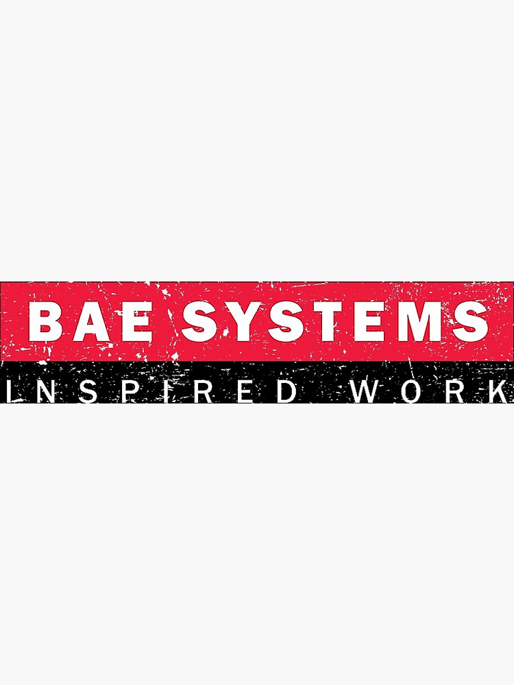 "Bae Systems Bae Systems" Sticker for Sale by mefsuset | Redbubble