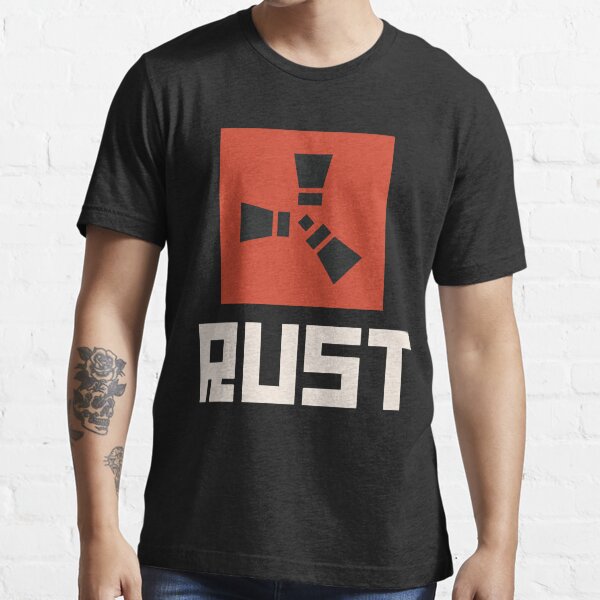 "Rust game logo" T-shirt by Leone18 | Redbubble | rust game t-shirts ...