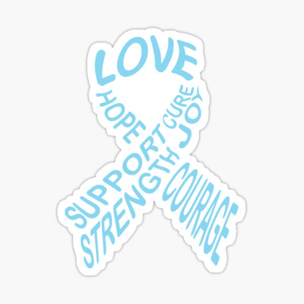 "Prostate Cancer Awareness Fight Cancer Ribbon" Sticker for Sale by isa ...