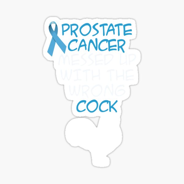 "Prostate cancer awareness funny " Sticker for Sale by isa-artworksx ...