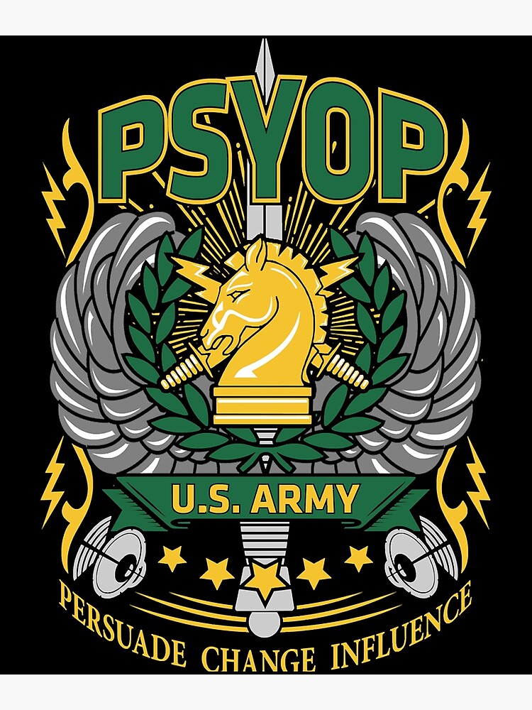 "Psychological Operations" Poster for Sale by isa-artworksx | Redbubble