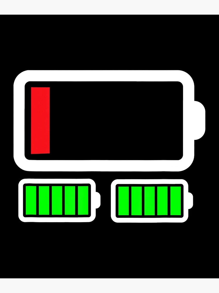 "Low Battery 2 Two Kids New Mom Momma Dad Daddy Twins" Poster for Sale ...