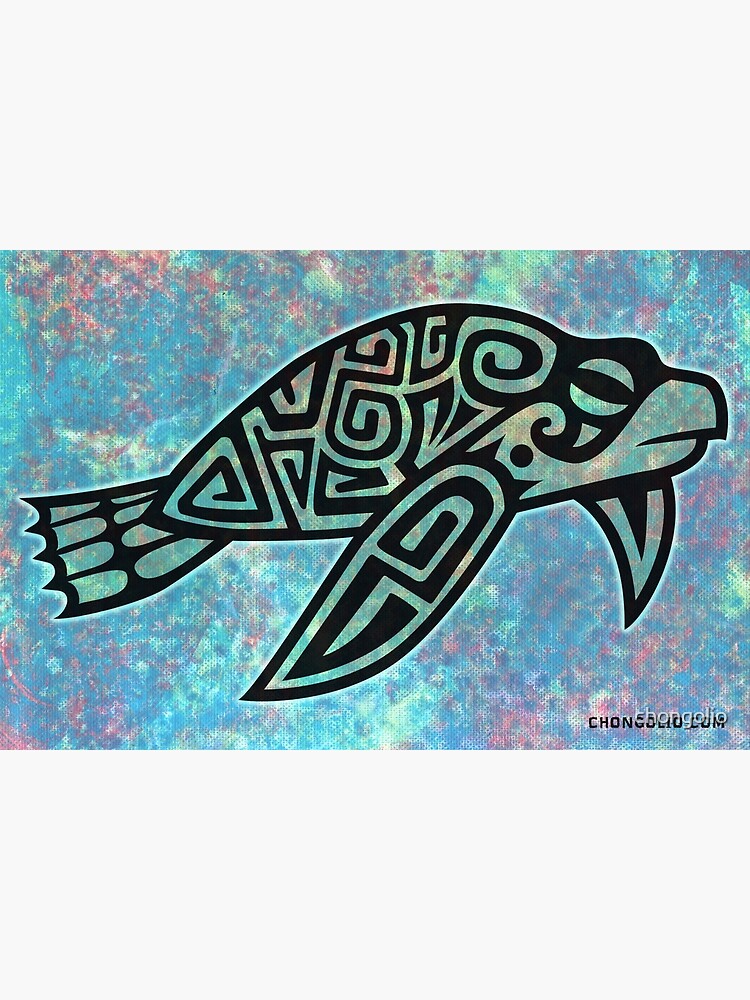 "Tribal Honu" Poster for Sale by chongolio | Redbubble