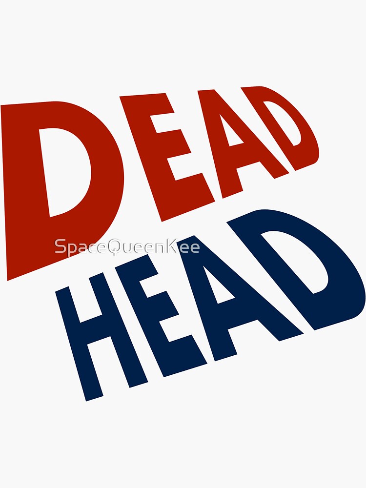 "Dead Head Reversal Colors" Sticker for Sale by SpaceQueenKee | Redbubble