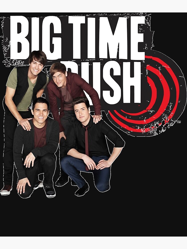 "Big Time Rush-Logo und Mitglieder" Poster von AbrahamDwyer32 | Redbubble