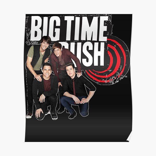 "Big Time Rush-Logo und Mitglieder" Poster von AbrahamDwyer32 | Redbubble