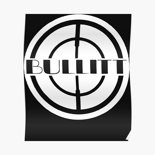 "Best selling mustang bullitt logo" Poster for Sale by Phillip32 ...