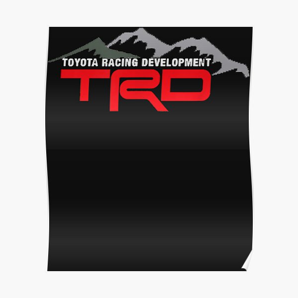 "Trd racing development logo" Poster for Sale by Christopher534 | Redbubble