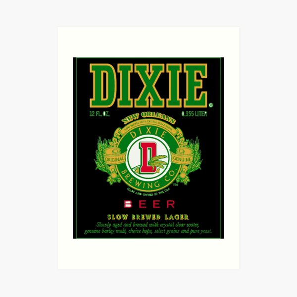 "DIXIE BEER LOGO " Art Print for Sale by KennethAntcza1 | Redbubble