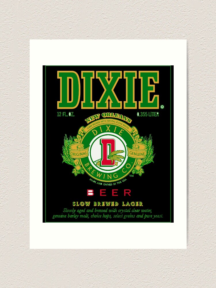 "DIXIE BEER LOGO " Art Print for Sale by KennethAntcza1 | Redbubble