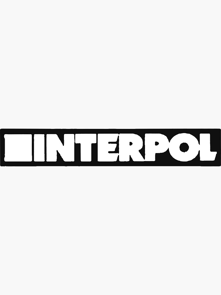 "Interpol band pullover hooded sweatshirt" Sticker for Sale by ...