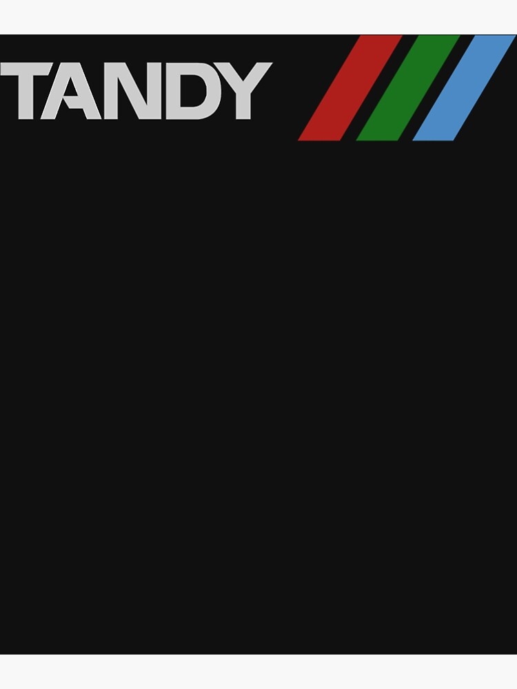 "Tandy computers logo" Poster for Sale by Christina4354 | Redbubble