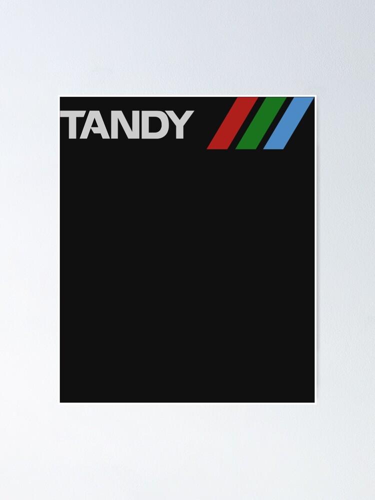 "Tandy computers logo" Poster for Sale by Christina4354 | Redbubble
