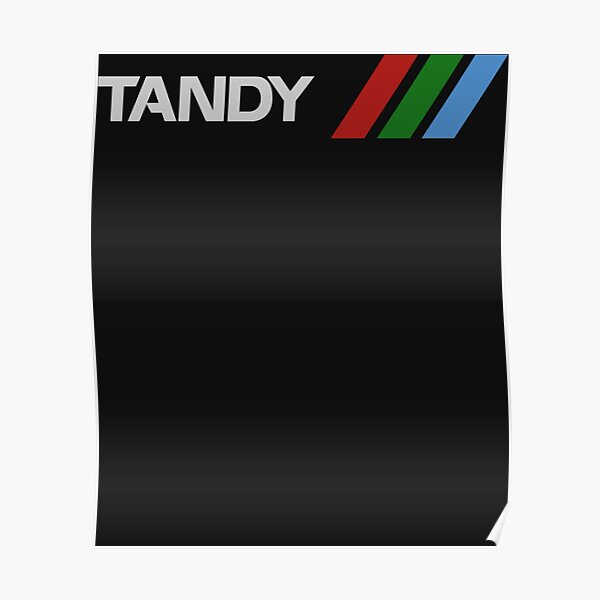 "Tandy computers logo" Poster for Sale by Christina4354 | Redbubble