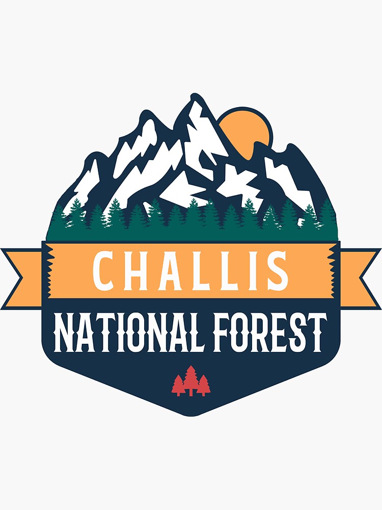 "Challis National Forest" Sticker for Sale by Road-tees | Redbubble