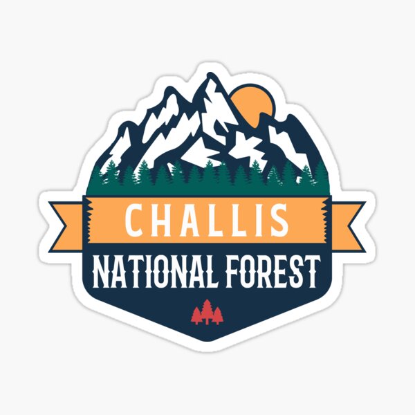 "Challis National Forest" Sticker for Sale by Road-tees | Redbubble
