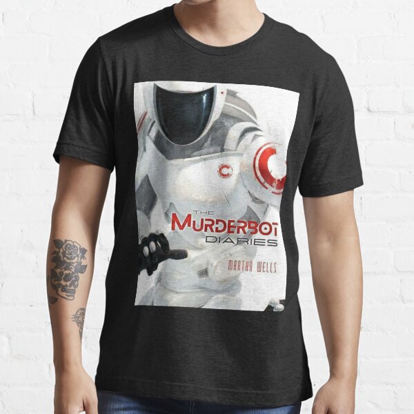 "Murderbot " T-shirt for Sale by collinsdrawings | Redbubble ...