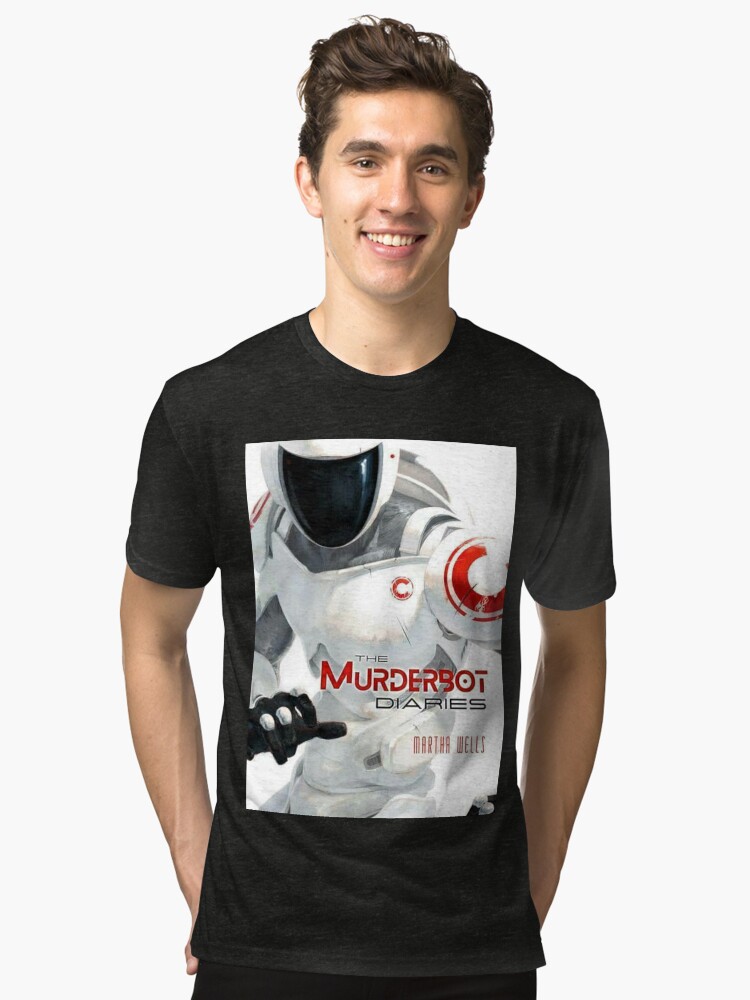 "Murderbot " Tri-blend T-Shirt for Sale by collinsdrawings | Redbubble