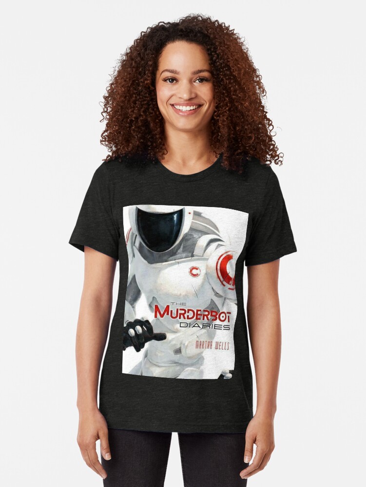 "Murderbot " Tri-blend T-Shirt for Sale by collinsdrawings | Redbubble