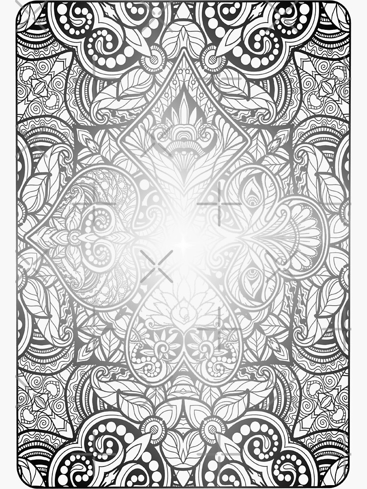 "Playing Card Design" Sticker for Sale by farhanjq | Redbubble