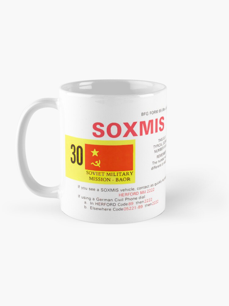 "SOXMIS Card BAOR British Army " Coffee Mug for Sale by Coldwarpod ...