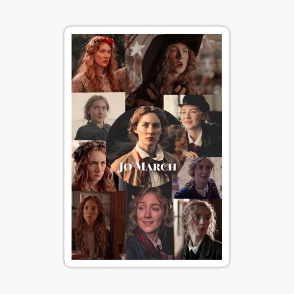 "Jo MarchMarch (Little Women)" Sticker for Sale by AESTHETICMEN | Redbubble