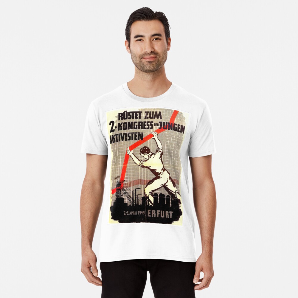 "East German Communist Workers Propaganda 1949" Poster for Sale by ...