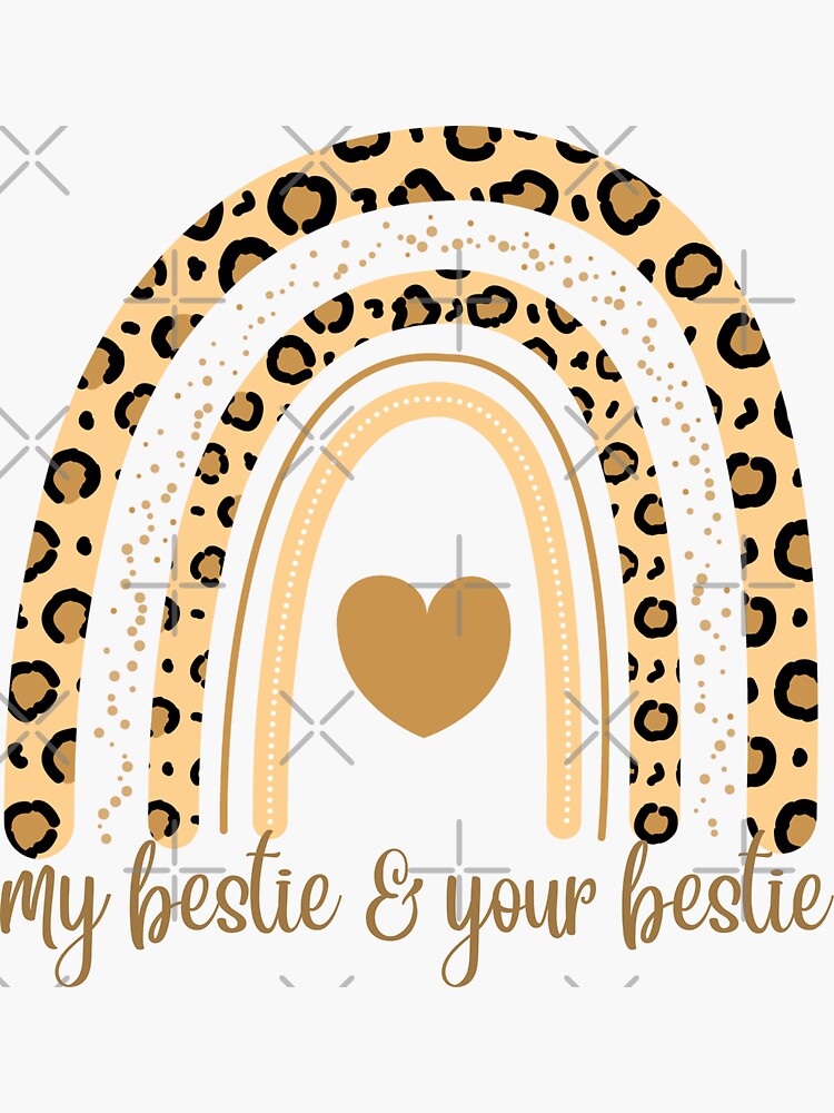 "My Bestie & Your Bestie" Sticker for Sale by tuzytuzy | Redbubble