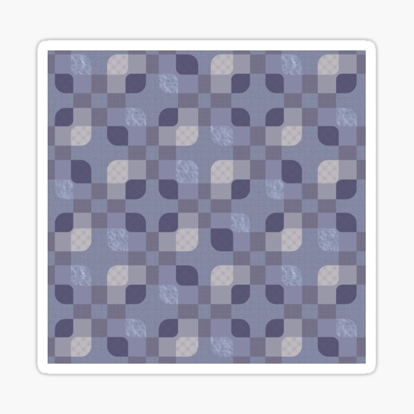 "Geometric texture overlay block" Sticker for Sale by Isdoudouya ...