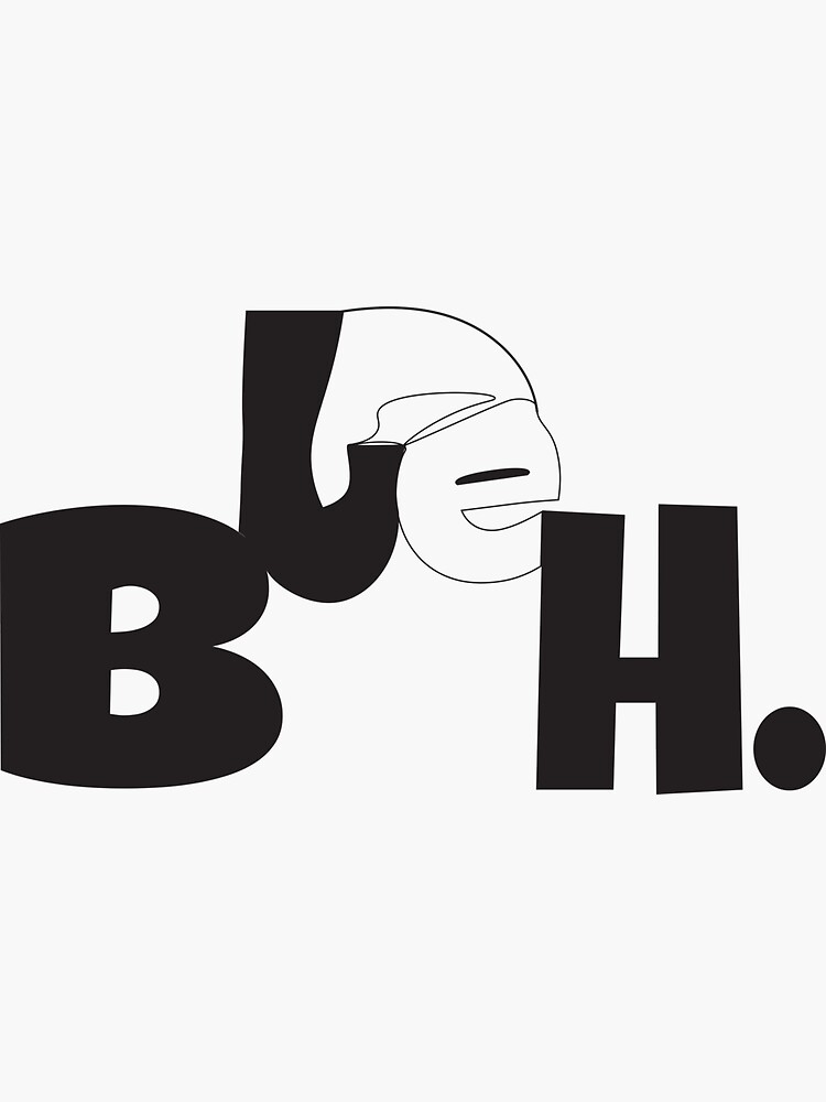 "Bleh - cute spooky version " Sticker for Sale by muhammedmuiz | Redbubble