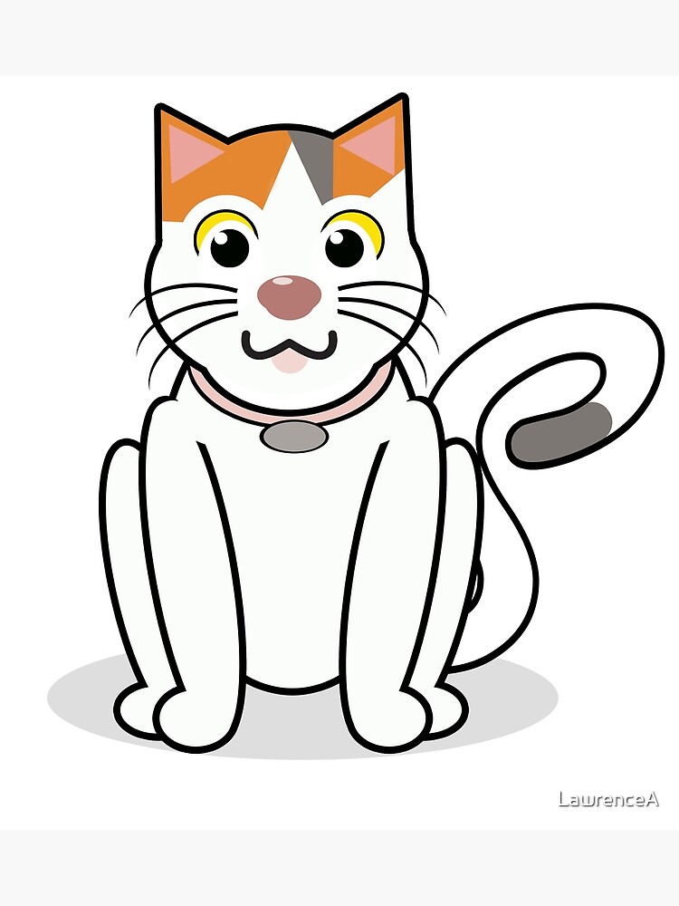 "Lucy the Cat" Poster for Sale by LawrenceA | Redbubble