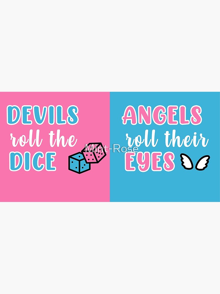 "Cruel Summer Blue/Pink (Devils Roll the Dice / Angels Roll Their Eyes ...