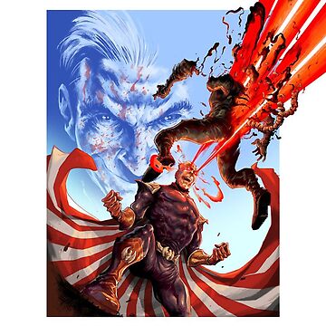 "Homelander laser" Art Board Print for Sale by cassandrahessel | Redbubble