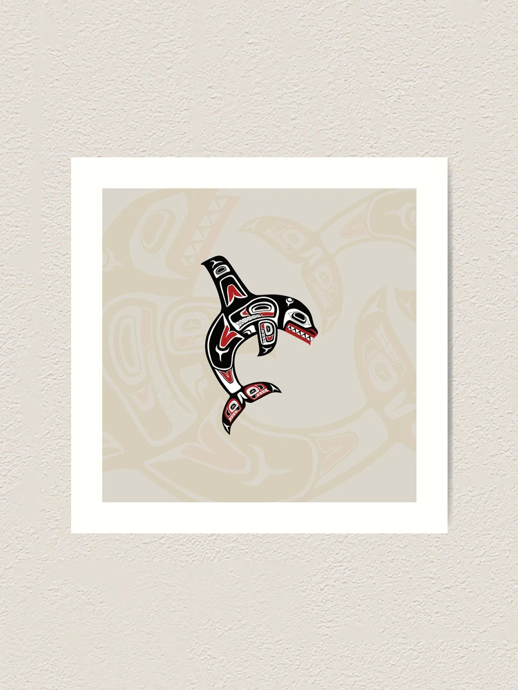 Inuit Killer Whale Art Pin Page